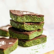 No-Bake Matcha Protein Bars - Hummusapien